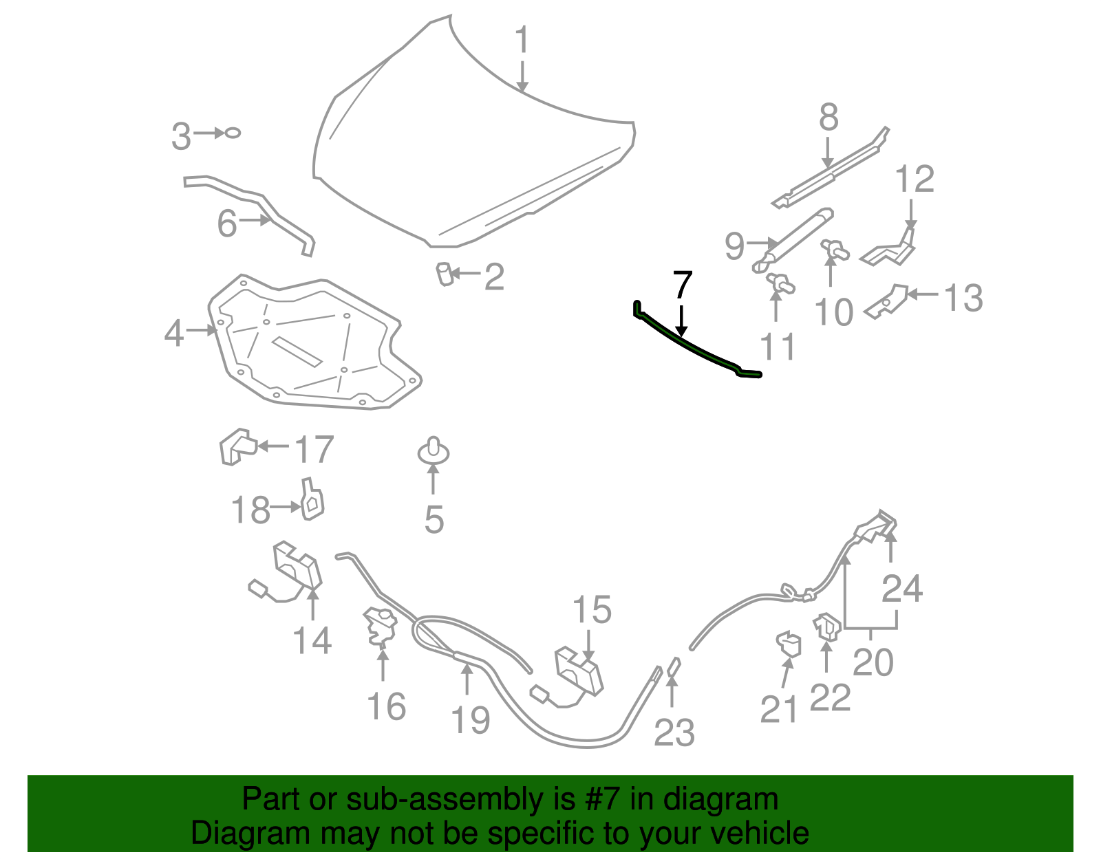 2008-2017 Infiniti Front Seal 65820-1BA1B | Infiniti of Orland Park
