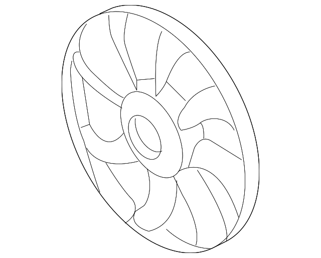 25231-4D900 - Fan Blade 2006-2014 Kia Sedona | Kia.Parts Store