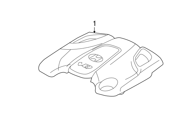 29240-3F000 - Engine Cover 2009-2012 Hyundai | AutoNationParts.com