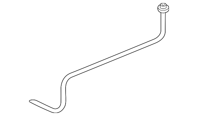 1999-2007 GM Automatic Transmission Auxiliary Fluid Cooler Upper Line ...