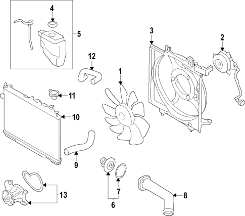 Radiator & Components for 2022 Subaru WRX | Subaru OEM Parts Online