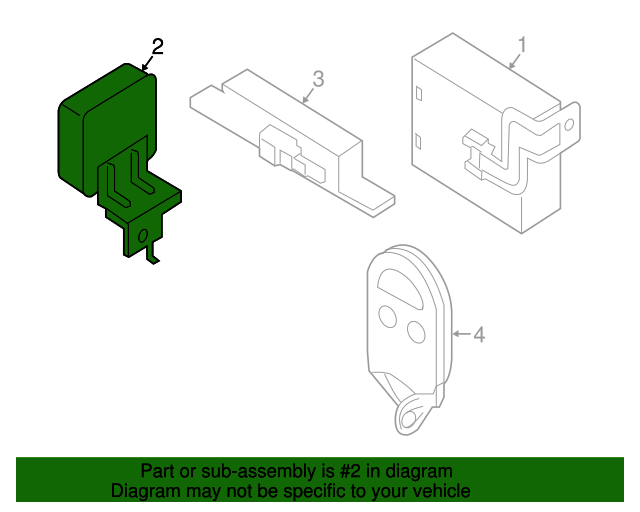 2016-2023 Nissan Maxima Warning Buzzer 25640-JN01B | Team Nissan Inc.