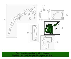 2017-2021 Hyundai Automatic Transmission Oil Cooler 25620-F2000 ...