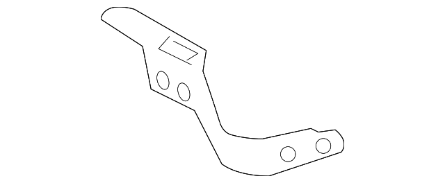 204-492-34-41 - Catalytic Converter Bracket 2010-2011 Mercedes-Benz ...