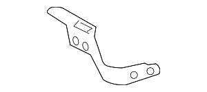 204-492-34-41 - Catalytic Converter Bracket 2010-2011 Mercedes-Benz ...