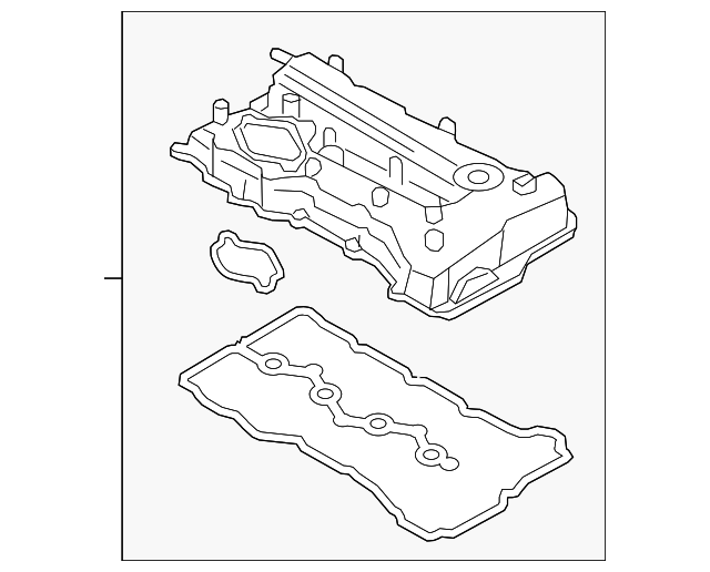 Hyundai - 22410-2S300 - Valve Cover - 2021-2023 Hyundai | OEM Hyundai ...