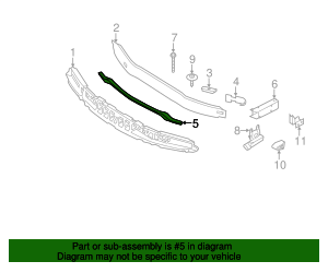 51648054575 - 2014-2020 BMW Lower Support (51-64-8-054-575) | BMW of ...