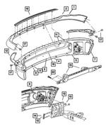 2001-2015 Mopar Bumper Bolt 6504122 | Mopar eStore