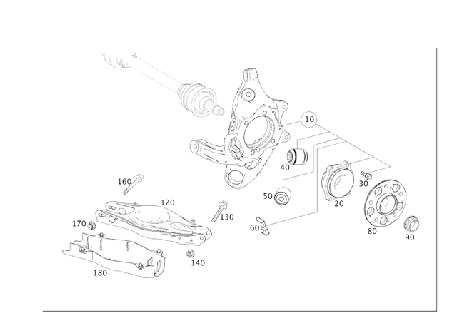 1995-2025 Mercedes-Benz Eccentric Screw 002-990-45-20 | MB OEM Parts