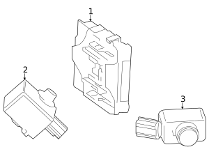 2021-2022 Toyota Venza Keyless Entry Module 89340-48350 | Toyota Parts ...