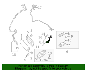 2018-2022 Mitsubishi Outlander PHEV Actuator 5943A305 | OEM Parts Online