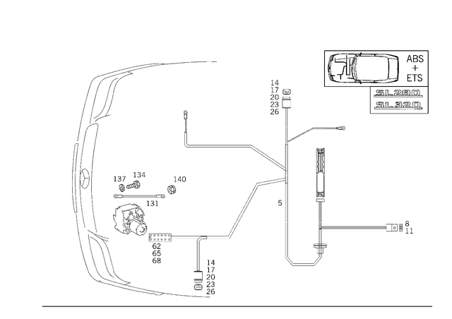 129-540-27-17 - Rotational Speed Sensor 1954-1993 Mercedes-Benz ...