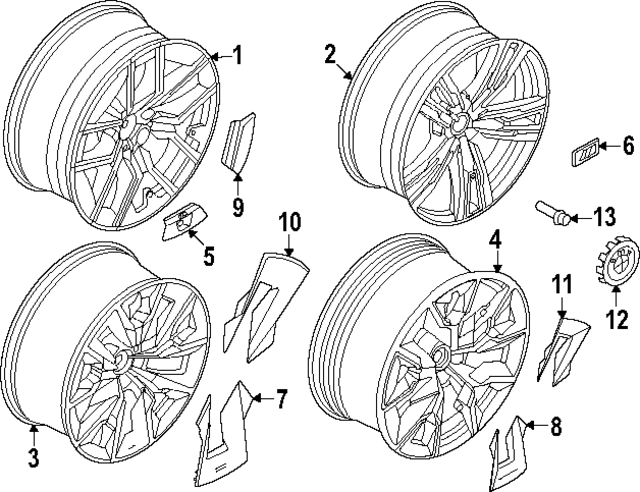 Genuine BMW 36-13-5-A3B-AD1 | Nameplate | FREE Shipping on Most Orders ...