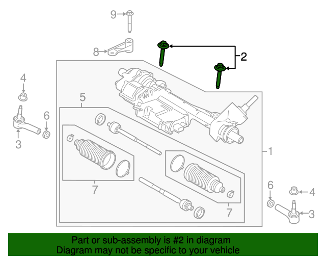 2015-2024 Ford Mustang Gear Assembly Mount Bolt -W717106-S439 ...