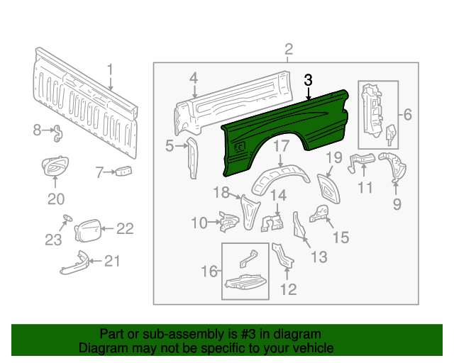 65817-0C040 - Outer Panel - 2003-2006 Toyota Tundra | OEM Genuine ...