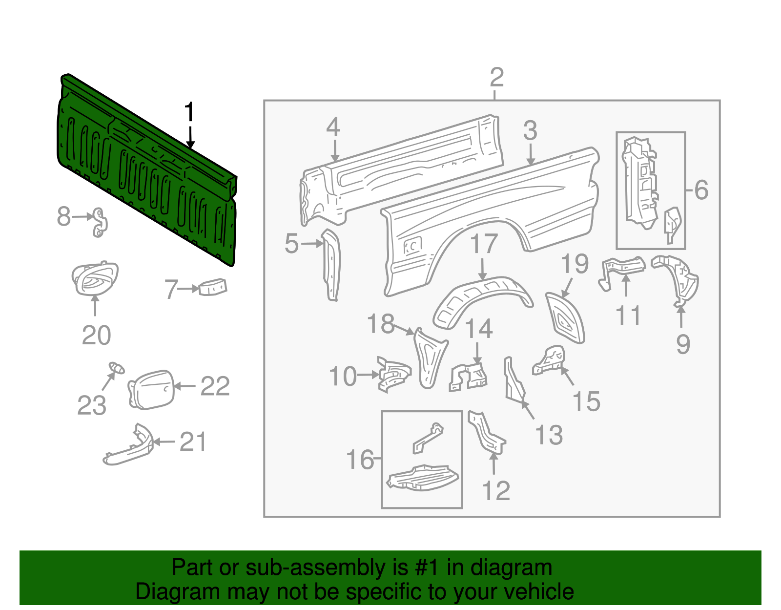 65405-0C020 - 2003-2006 Toyota Tundra - Front Panel | Discount Parts ...