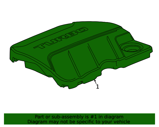2020-2024 GM Engine Cover 55512306 | TascaParts.com