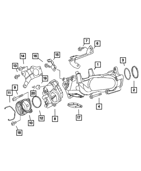 Manifolds And Vacuum Fittings For 2009 Dodge Sprinter 3500 Mopar Estore