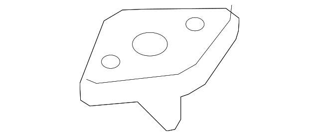 212-880-02-60 - Hood Latch Striker Plate 2017-2023 Mercedes-Benz ...