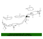 2008-2024 Toyota Exhaust Pipe Gasket 17451-0D132 | OEM Parts Online