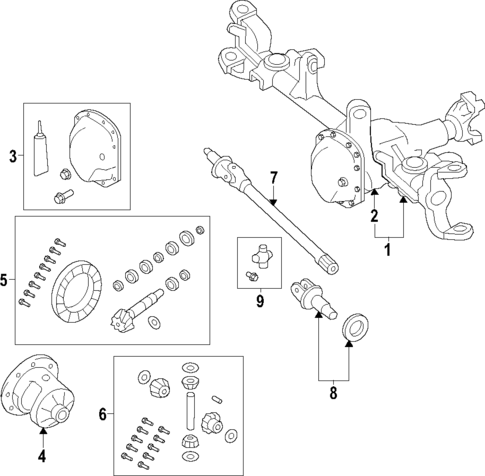 Differential for 2021 Jeep Wrangler | TascaParts.com