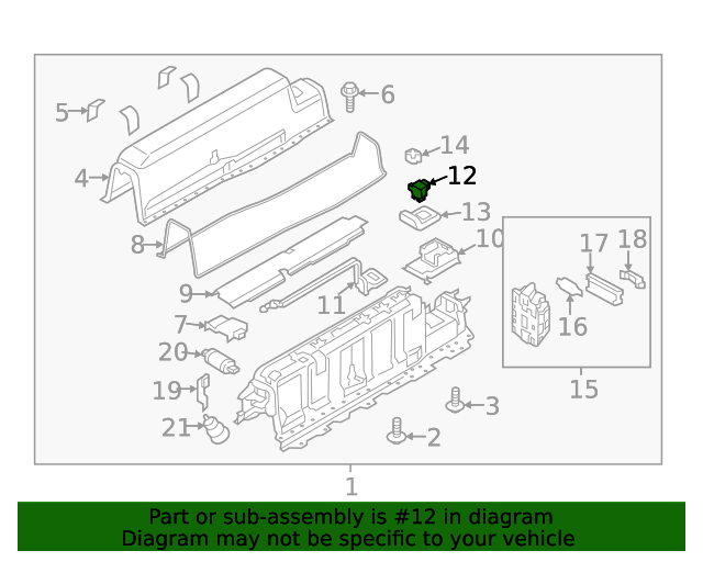 2016-2022 Volvo Drive Motor Battery Pack Disconnect Switch 31473430 ...