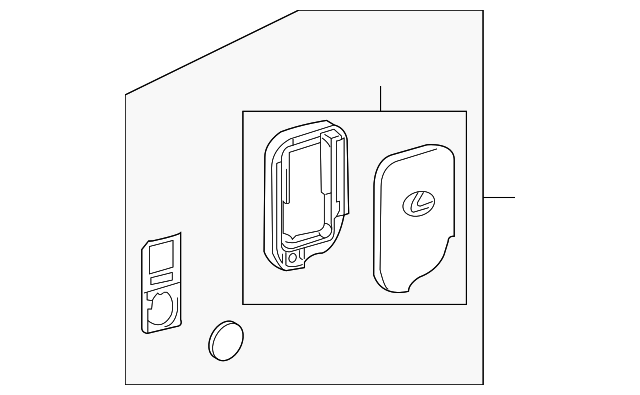 2008-2016 Lexus LX570 Keyless Entry Transmitter 89904-60A00 | OEM Parts ...