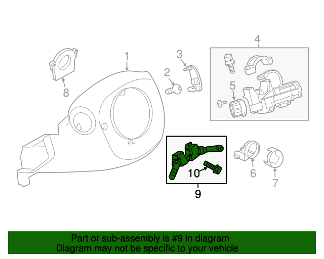 2009-2017 Nissan Multi-Function Switch 25560-3XA2C | OEM Parts Online