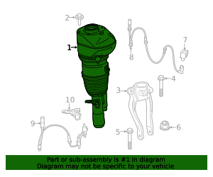 Genuine BMW 37-10-7-915-946 | Suspension Strut | FREE Shipping on Most ...