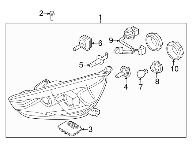 92161-2T000 - Socket - 2012-2020 Kia | Kia Auto Parts