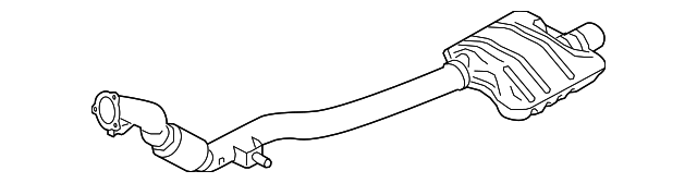 4G0-254-350-P - Muffler & Pipe 2012-2015 Audi | Audi OEM Parts