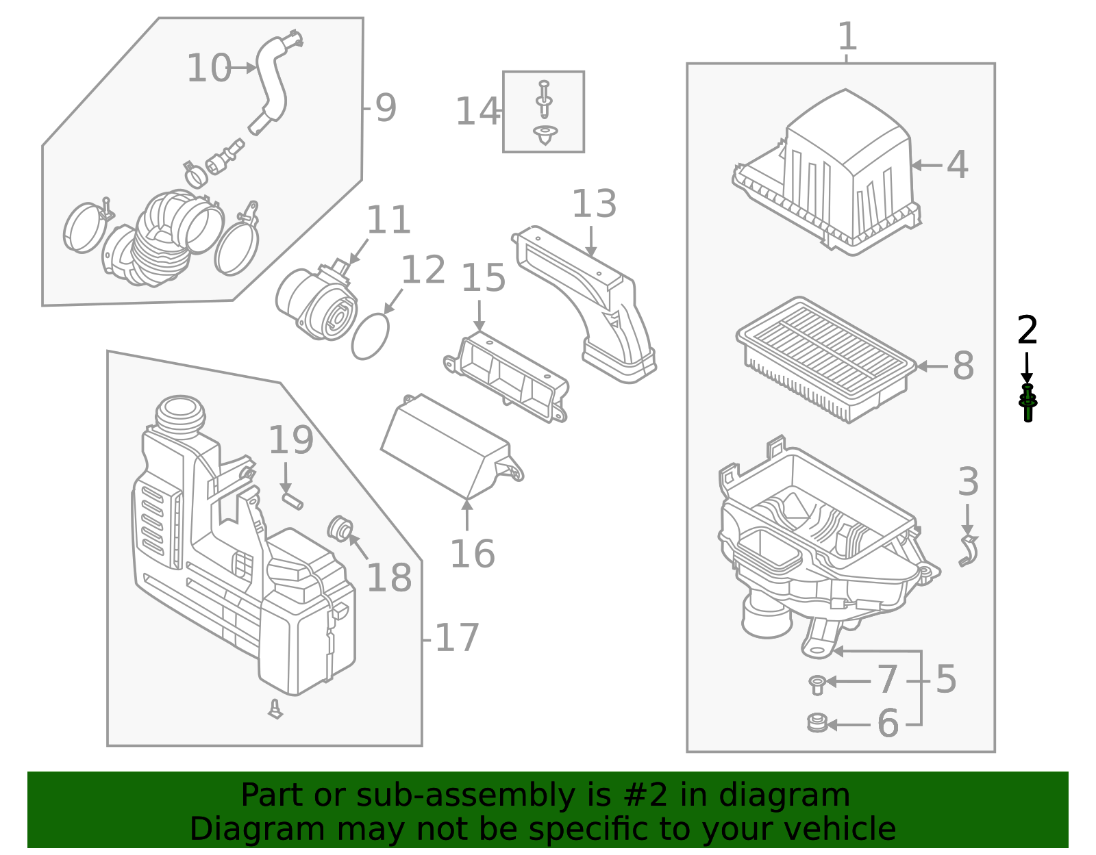 2011-2025 Hyundai Air Cleaner Assembly Bolt 28171-2H000 | Hyundai ...