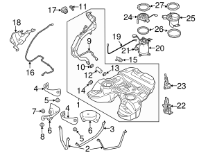 2015-2018 Porsche Cayenne Pressure Sensor 5C0-201-733-A | Sunset ...
