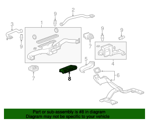 20935595 - Ebony Driver Side Center Instrument Panel Air Outlet ...