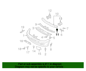 1999-2020 Nissan Brake Master Cylinder Nut 08911-1082G | QuirkParts