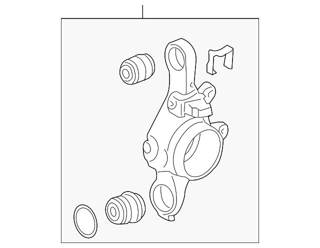 2006-2016 Land Rover Knuckle LR045824 | JaguarParts.com