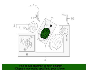 Genuine Park Brake Shoes for 2010-2012 Hyundai Santa Fe | Part# 58305 ...