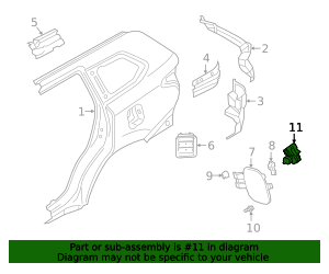 2018-2022 Mitsubishi Outlander PHEV Actuator 5943A133 | Mitsubishi Part ...