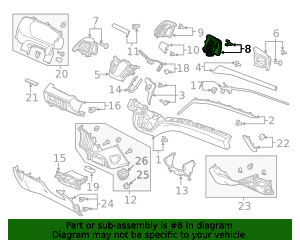77610-THR-A01ZA - Vent Louver 2018-2024 Honda Odyssey | Honda Parts Online
