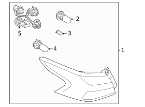 2022-2024 Nissan Versa Harness 26551-5EE0A | OEM Parts Online