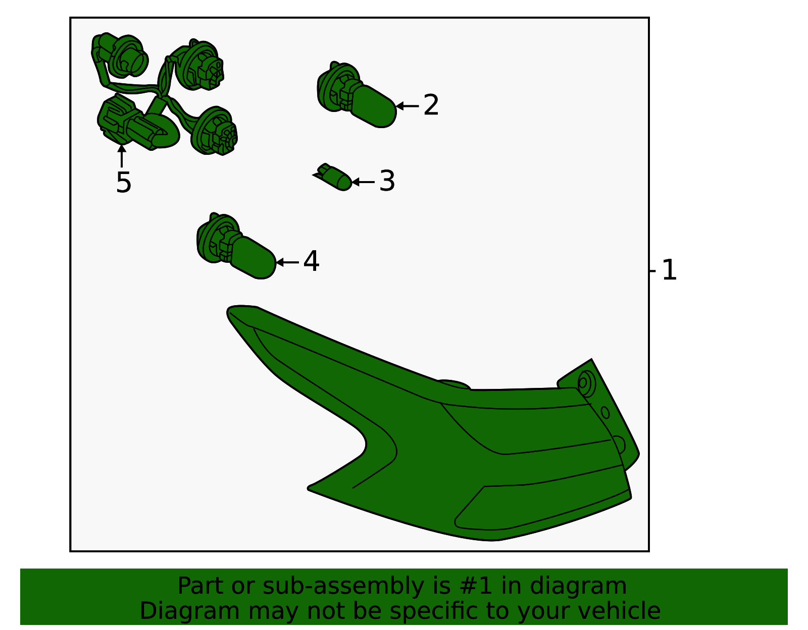 2020-2025 Nissan Versa Tail Lamp Assembly 26555-5EE0A | Nissan RVA