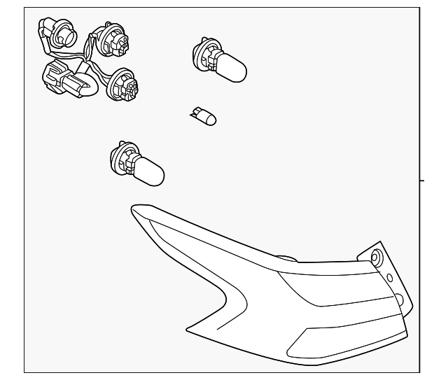 2020-2024 Nissan Versa Tail Lamp Assembly 26550-5EE0A | Ziegler Nissan ...