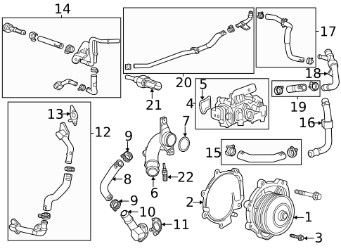 Turbocharger & Components for 2020 Chevrolet Silverado 1500 | Flow ...
