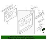 2007-2017 Lincoln Navigator Handle Bezel - Passenger Side (RH) 7L7Z ...