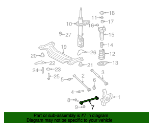2007-2012 Lexus ES350 Strut Rod 48780-33040 | OEM Parts Online