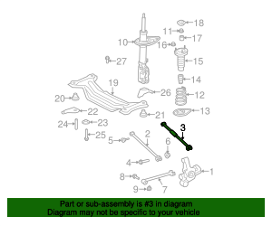 48730-33150 - Rear Lateral Arm - 2007-2012 Lexus ES350 | My L Parts