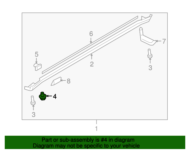 1999-2014 Hyundai Rocker Molding Grommet 87758-37000 | OEM Parts Online