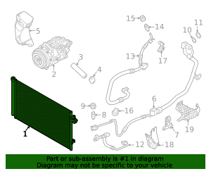 64-53-9-389-412 - A/C Condenser - 2019-2023 BMW | BMWPartsHub