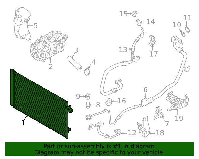 64-53-9-389-412 - A/C Condenser - 2019-2023 BMW | BMWPartsHub