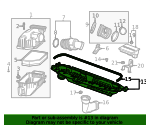 2020-2022 GM Intake Air Baffle 84652599 | GMPartsDirect.com